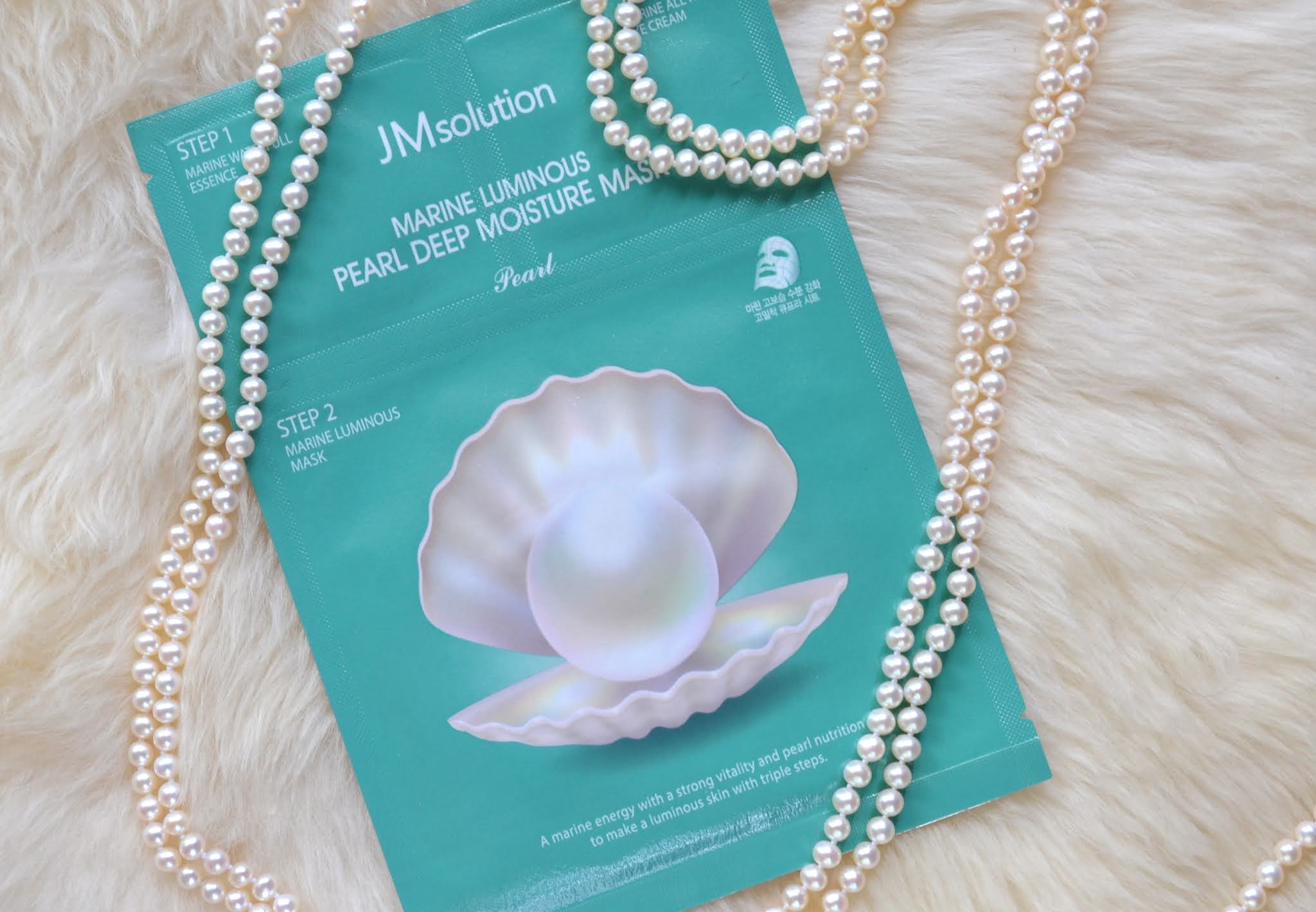 SHEET MASK | JMsolution Marine Luminous Pearl Deep Moisture Mask | Cosmetic Proof | Vancouver ...