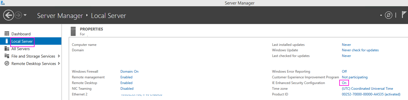 What is Internet Explorer Enhanced Security Configuration
