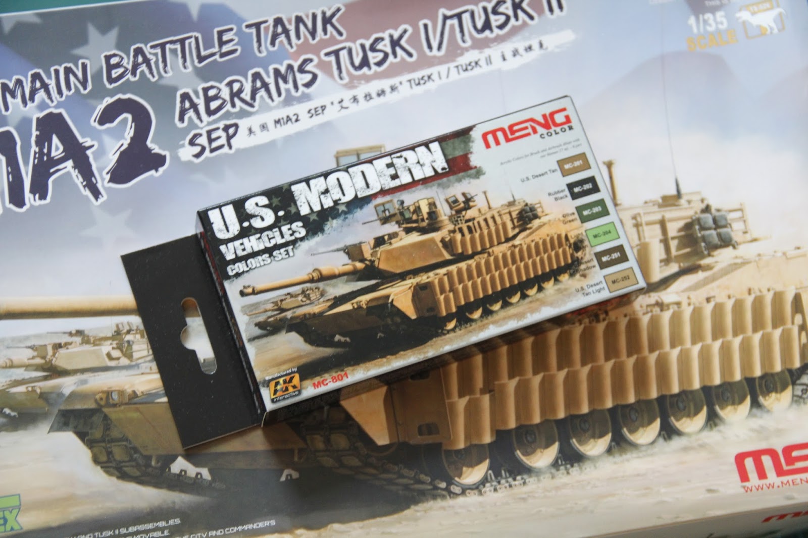 AK Interactive Meng US Modern Vehicles Colors Set (MC-801 ...
