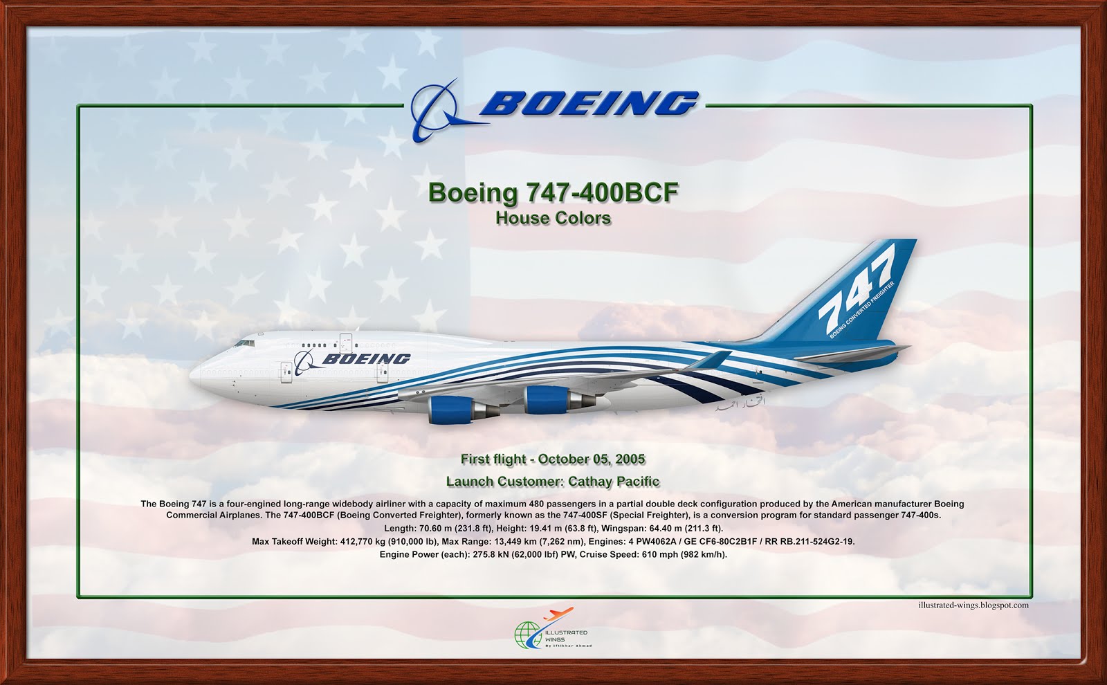 Illustrated Wings: House Color Series - Boeing 747-400BCF
