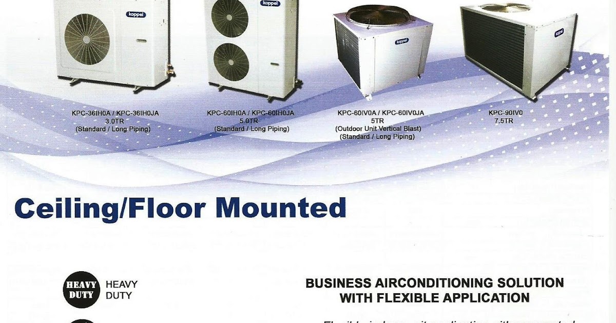 MaximaxSystems.com: KOPPEL SPLIT CEILING AIRCON - BASIC