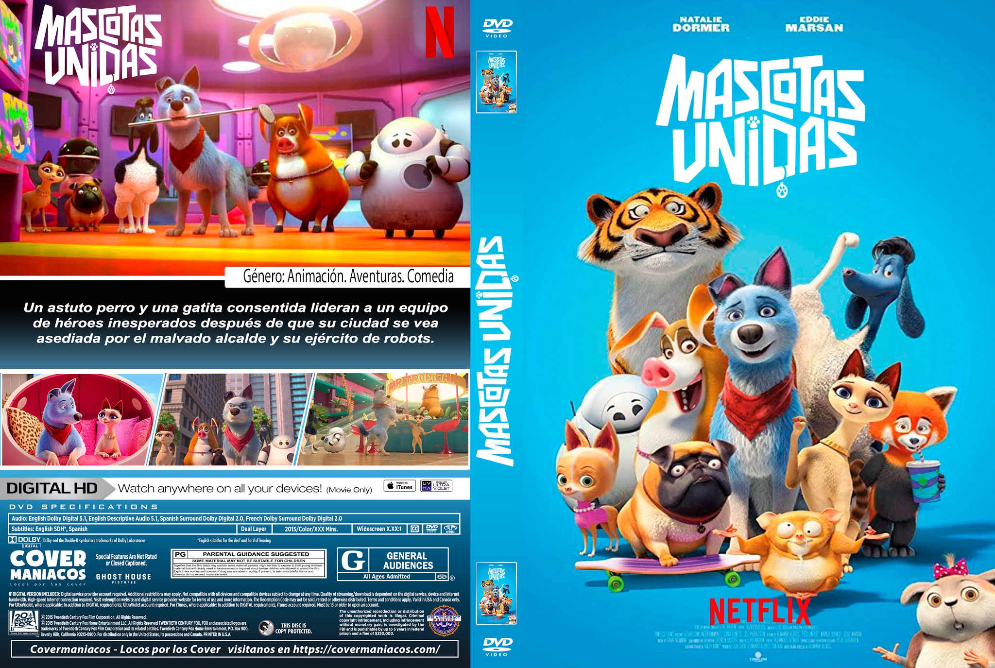 MASACOTAS UNIDAS - PETS UNITED 2019 [COVER - DVD] » Covermaniacos locos ...
