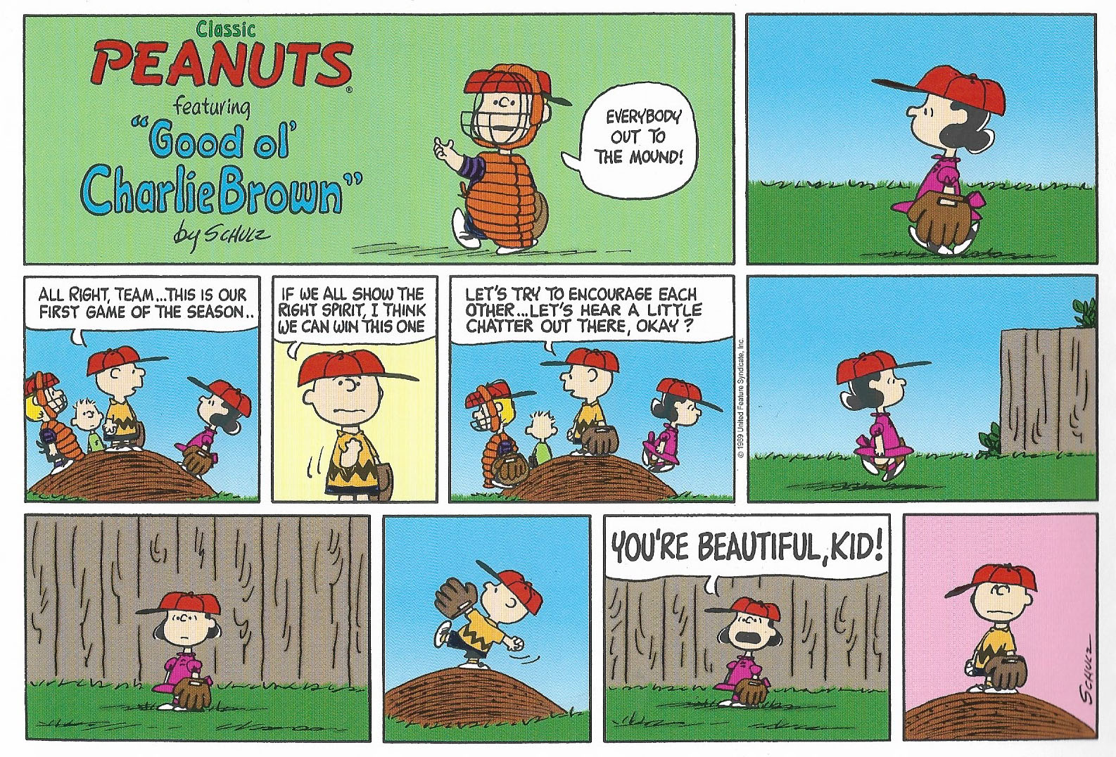Jason's View from DC: More Peanuts Baseball — Everyone to the Mound