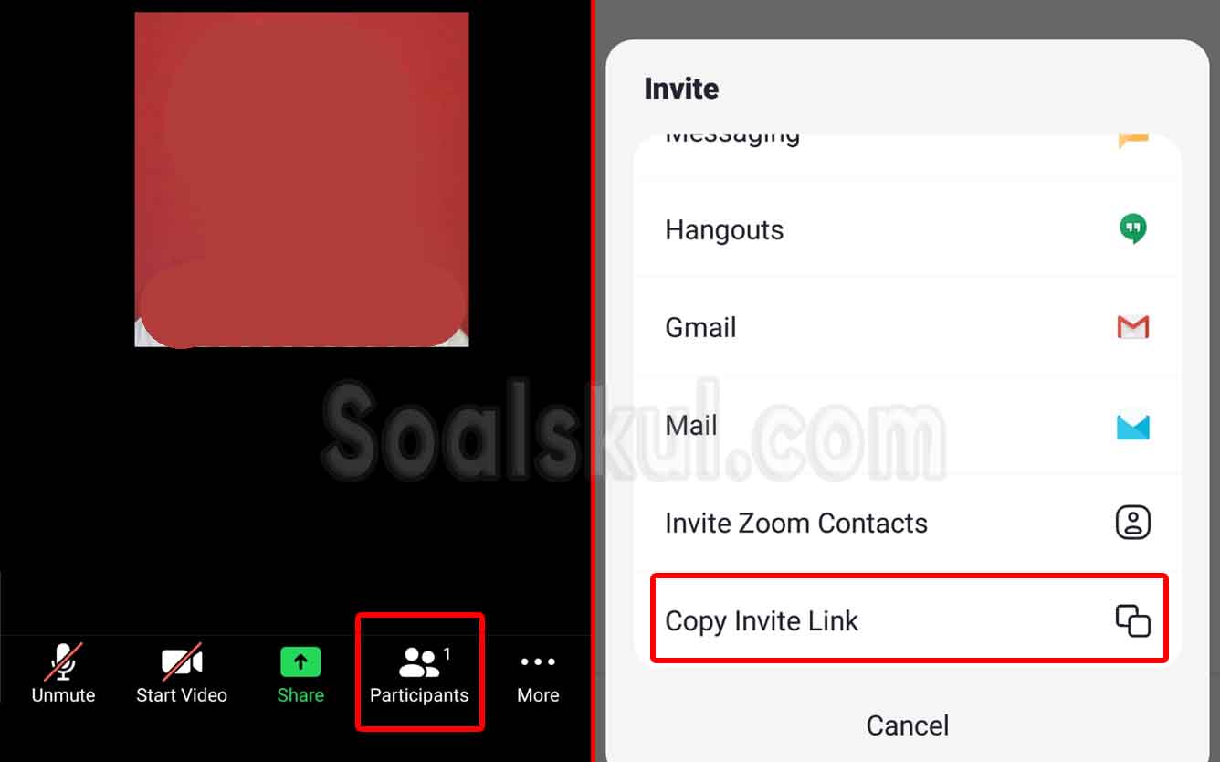 MUDAH! Cara Membuat Link Zoom Meeting di HP Android dan iOS - Soalskul