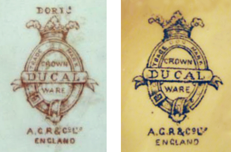 Crown Ducal & Charlotte Rhead Pottery: Crown Ducal backstamps. Part 1 ...