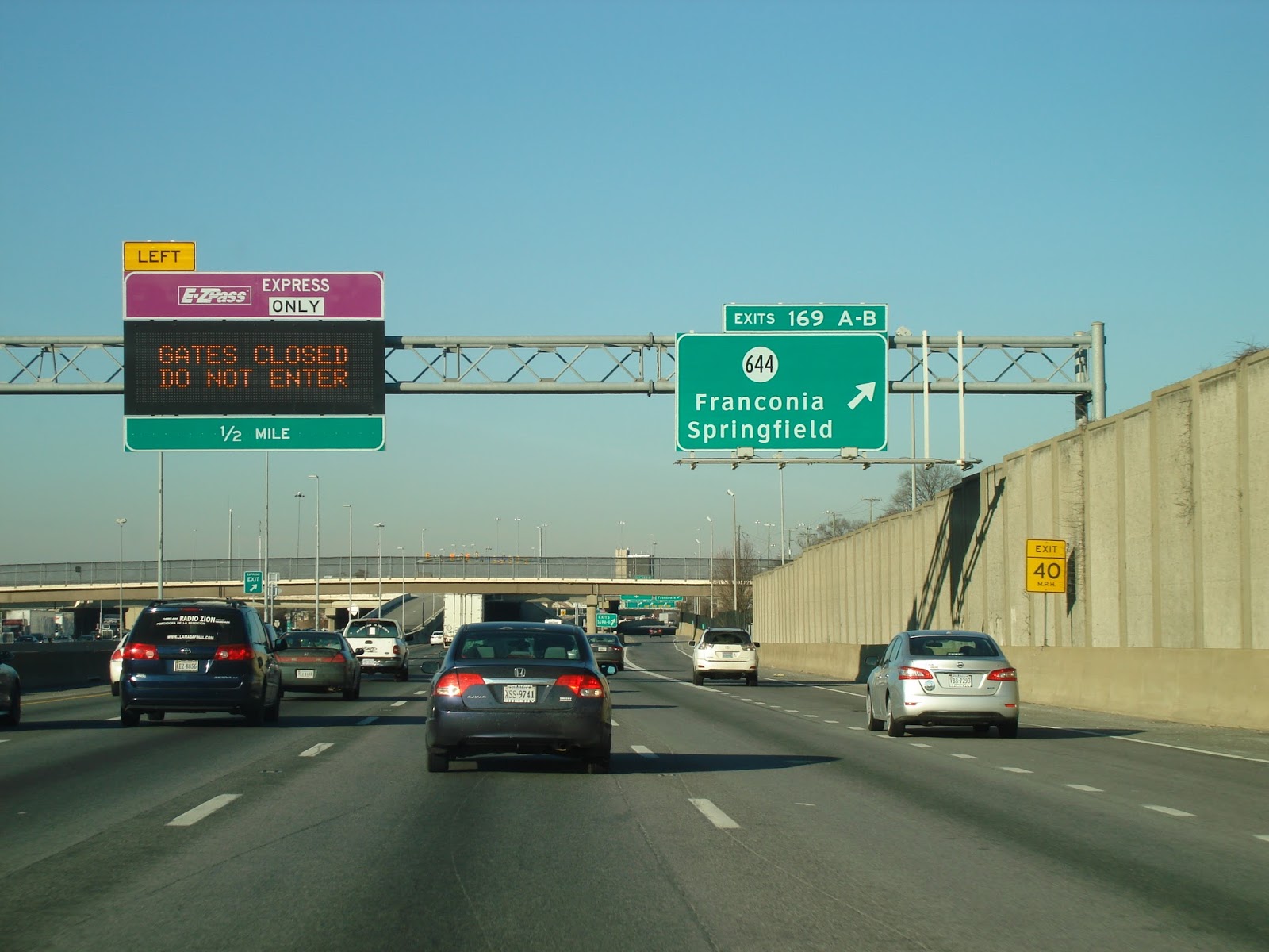 Luke's Signs: Springfield Interchange - Fairfax County, VA