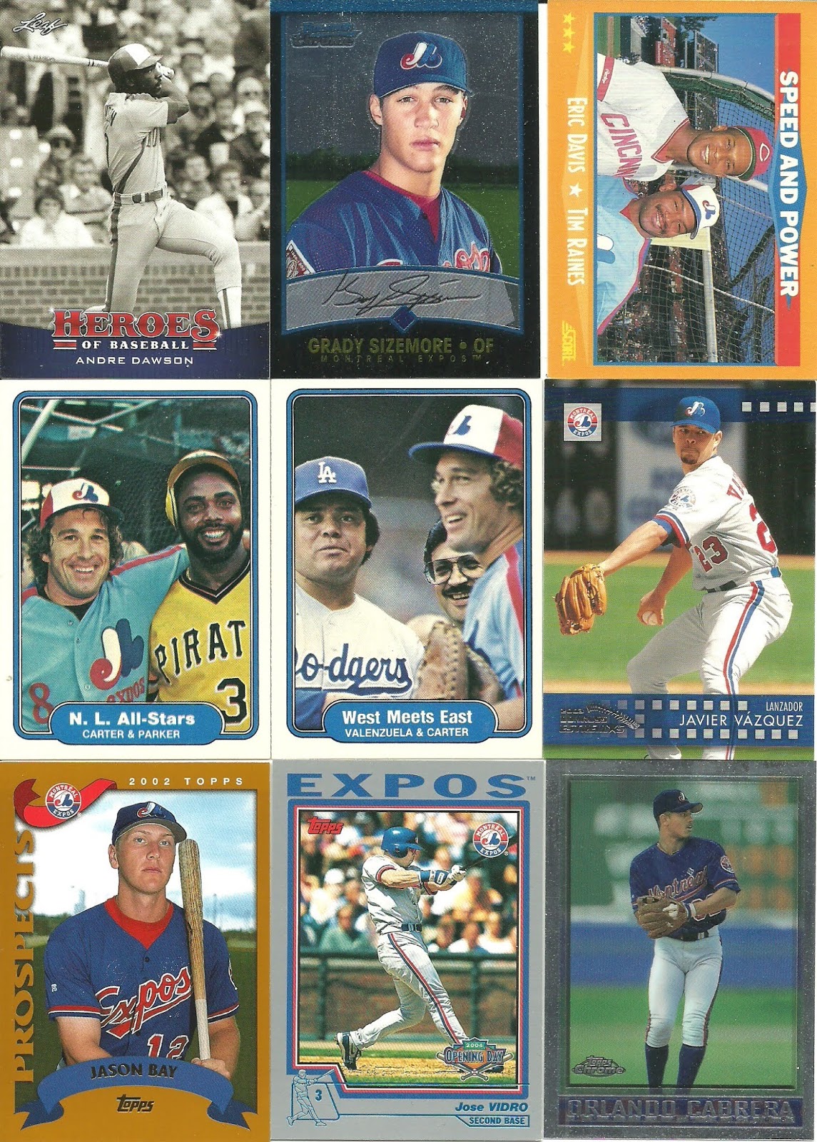 Not Another Baseball Card Blog: One Million Expos: A Second Sample