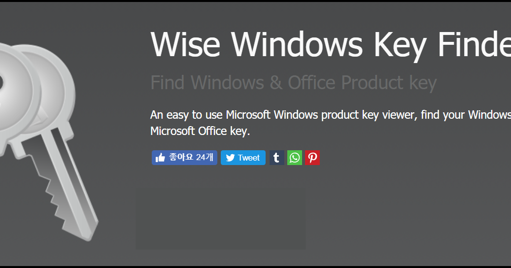 Wise Windows Key Finder