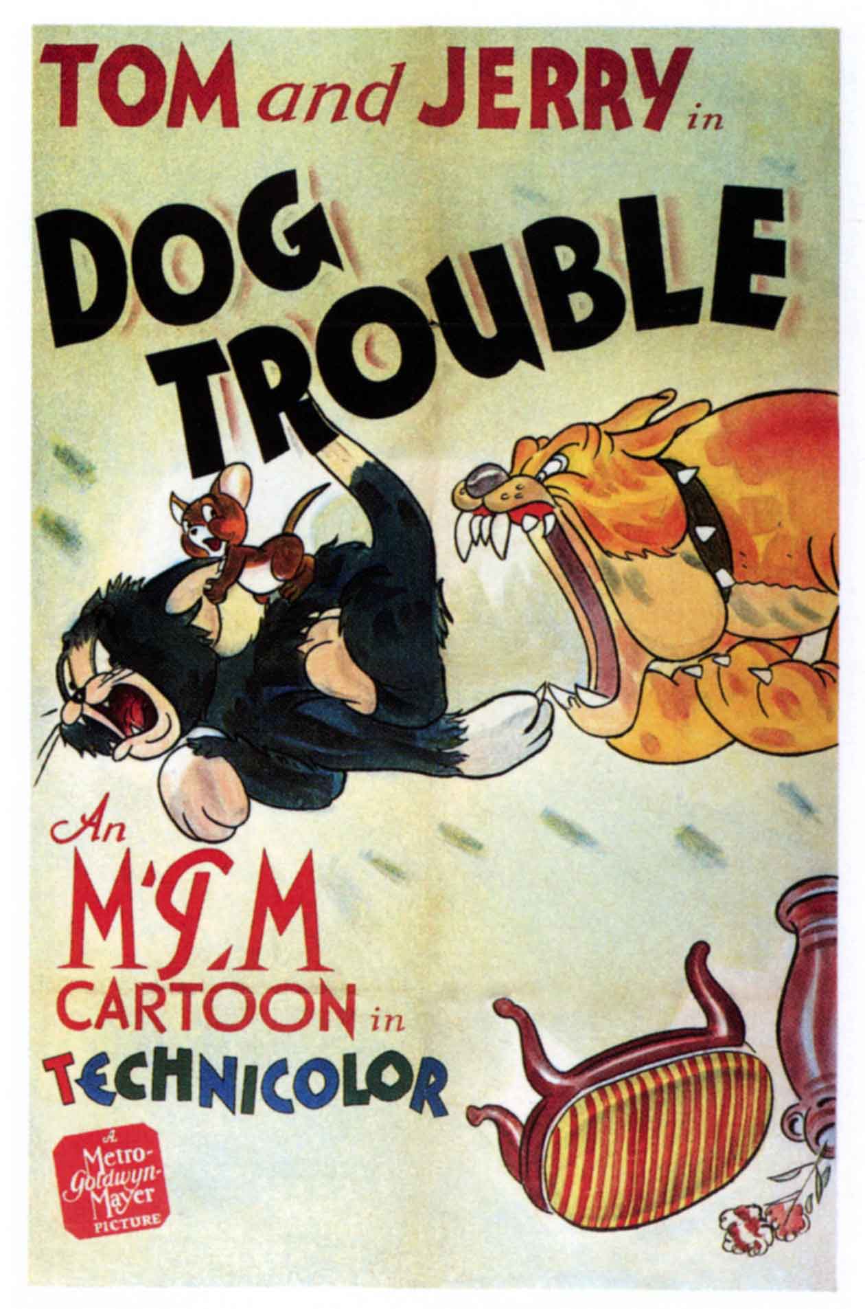 Vintage Posters for the Early ‘Tom and Jerry’ Cartoons in the 1940s ...