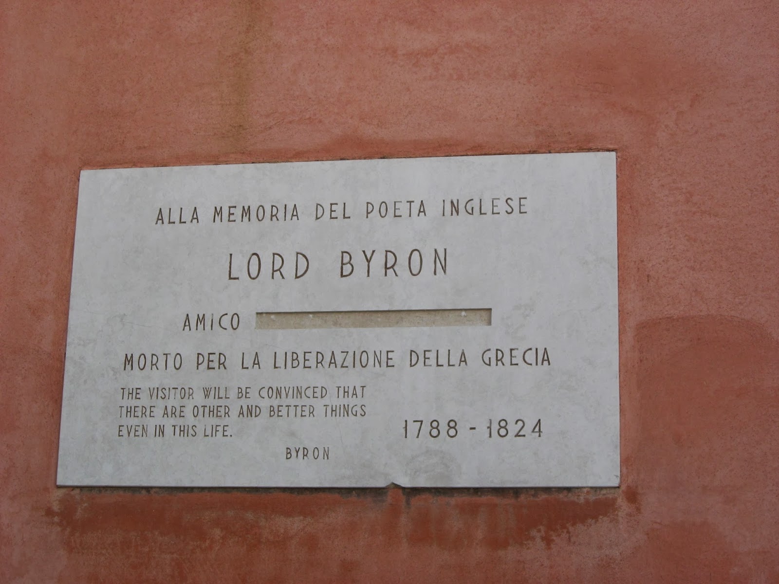 A Visitor's Guide to Jane Austen's England: Byron in Italy!
