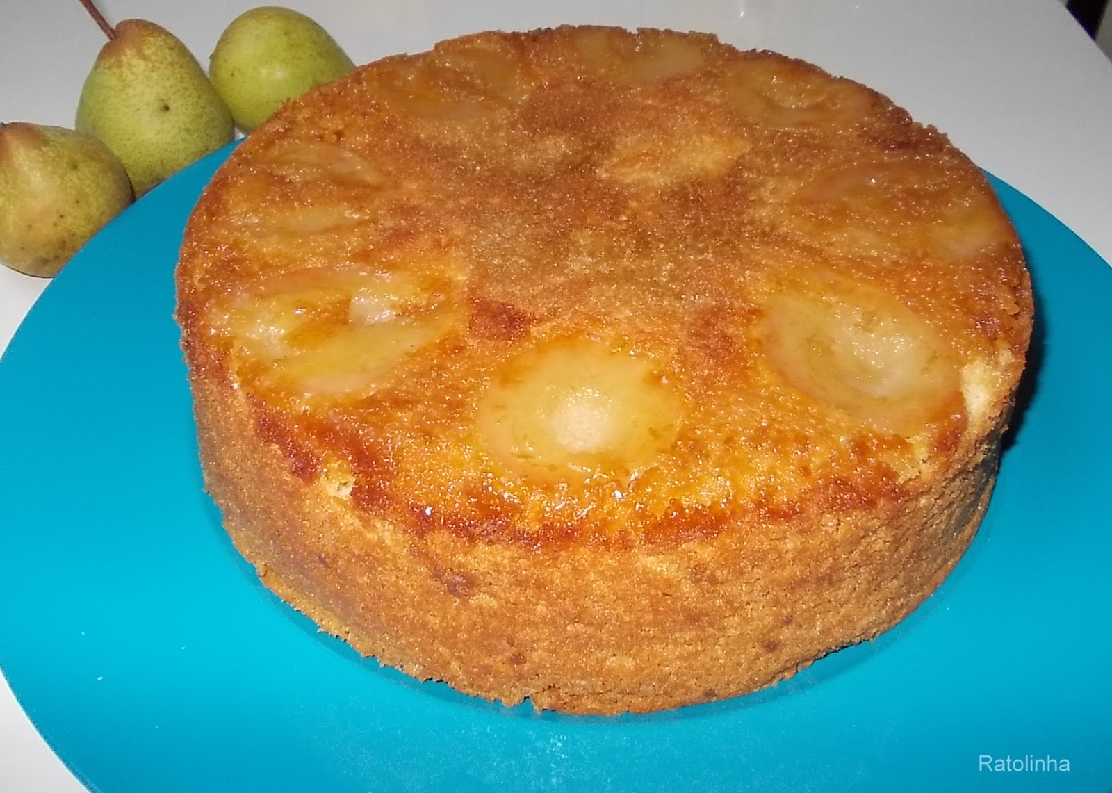 Bolo de Pêras | Receita rápida e simples de fazer