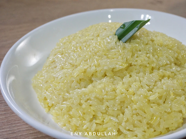 Tips Pulut Kuning Cantik Berkilat Dan Sedap