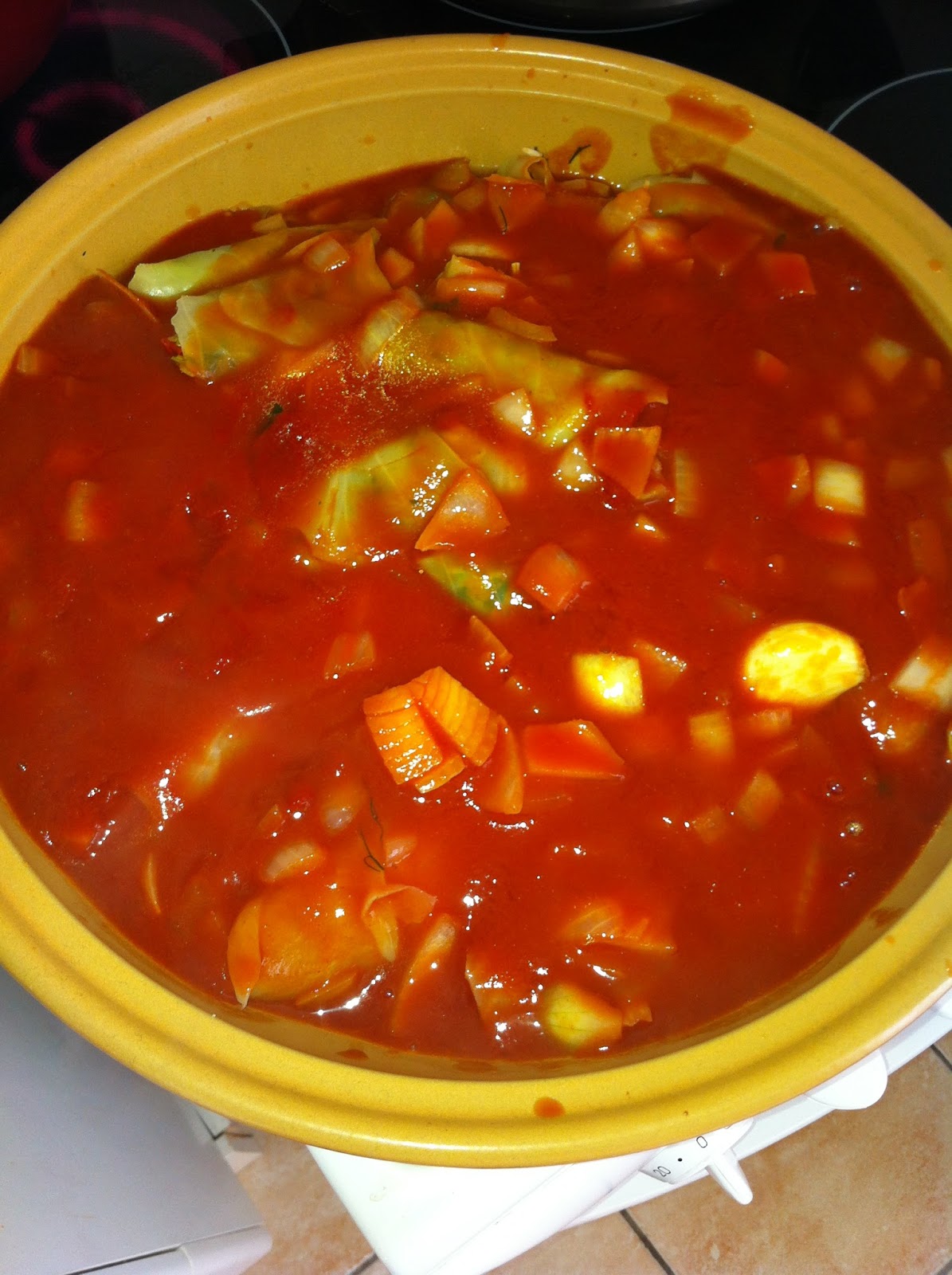 Stuffing cabbage Egyptian style: Maashi Kromb