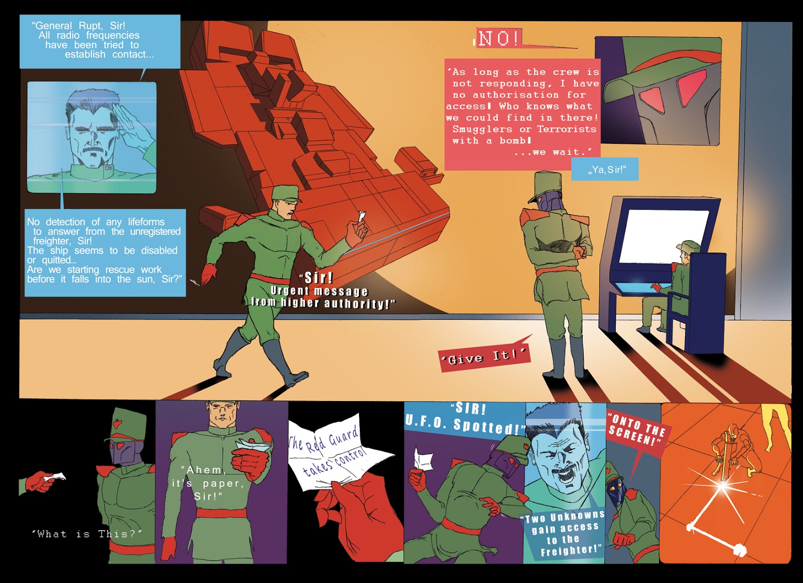 ALL KRIEG UNIVERSE - ALL KRIEG .com : First pages of CHAPTER ONE...