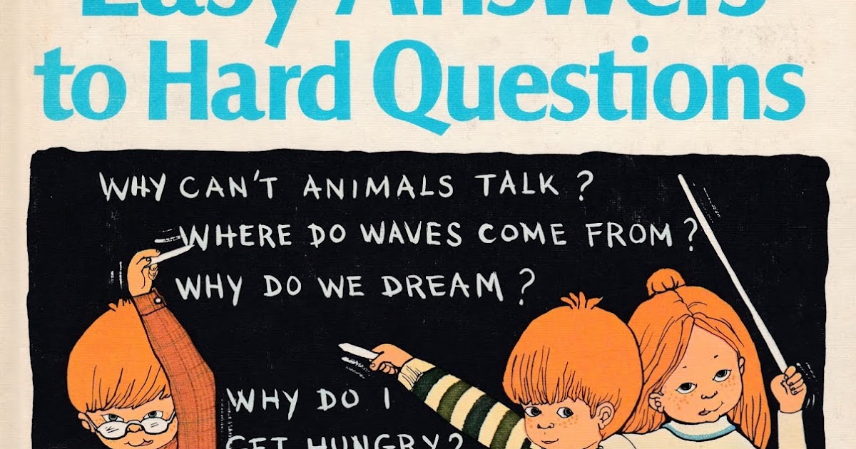 My Retro Reads: "Easy Answers to Hard Questions" pictures by Susan Perl ...