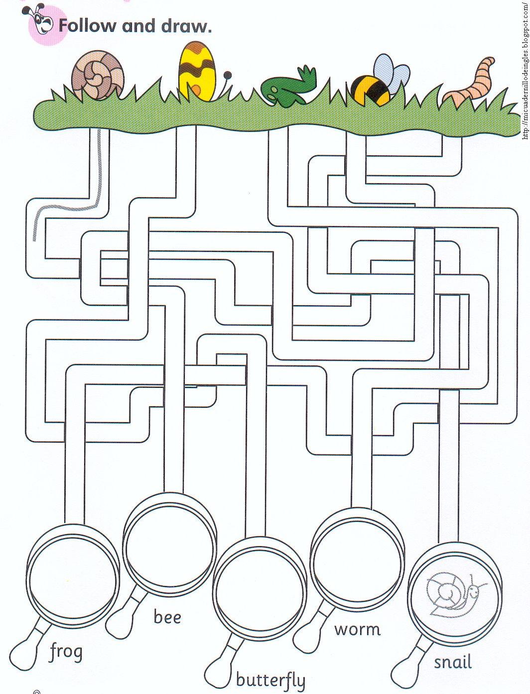 Laberinto con animales