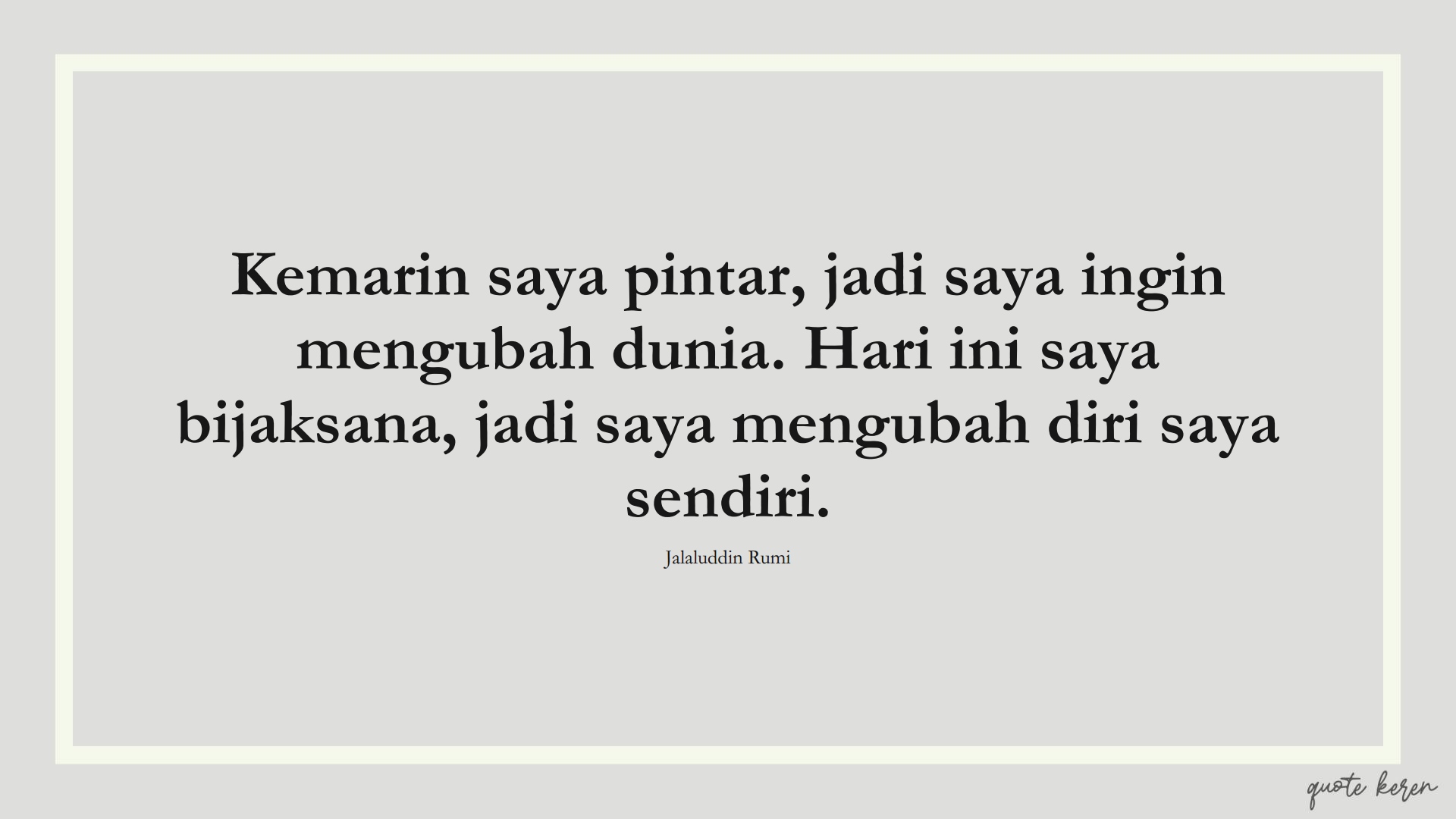 √ 61 Kata-Kata Bijak Jalaluddin Rumi - Quote Keren
