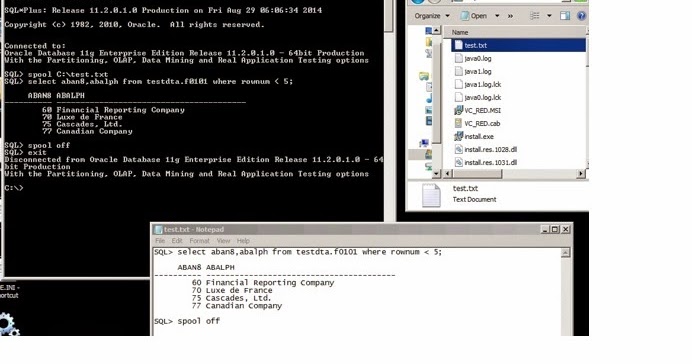 Ipohtech How To Export Data From Sqlplus Into File