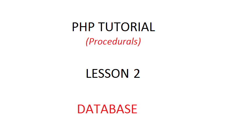 BSIT LESSON: Lesson 2 Database (PHP Tutorial Tagalog)
