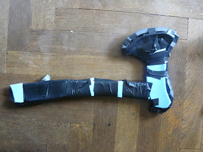 Buskador's LARP: Making a larp throwing axe or francisca