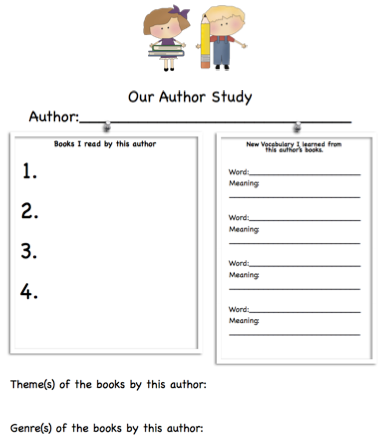 Simply Centers: Author Study