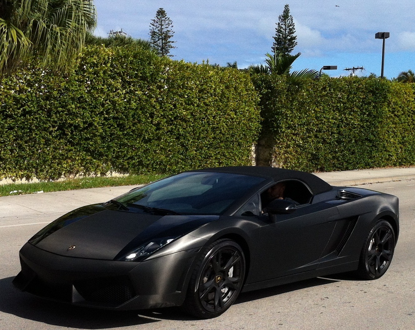 Lamborghini Gallardo Spyder Matte Black