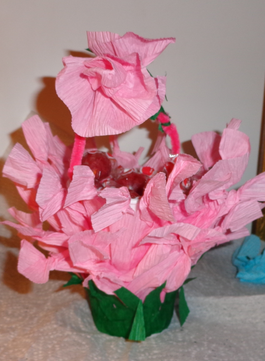 Crepe Paper May Baskets at Paul Maxwell blog