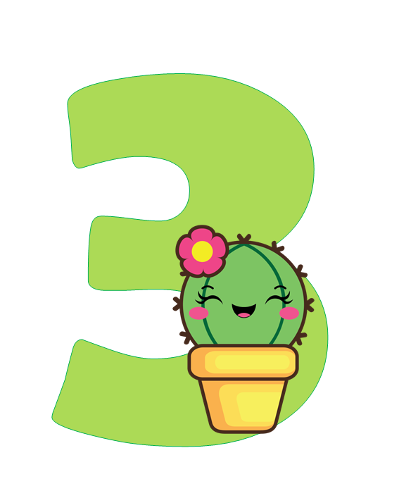 Kits imprimibles gratis : Alfabeto cactus
