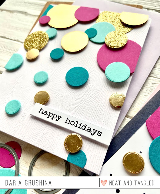 Two Confetti Cards for Neat&Tangled | Falling Into Cardmaking