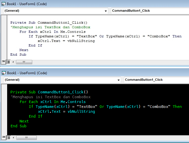 Cara Mengubah Tampilan Pada Jendela Code Vba Excel Rumus Excel