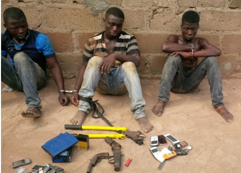 Police Arrested Armed Robbers While Fighting Over Robbery Loot In Ogun ...