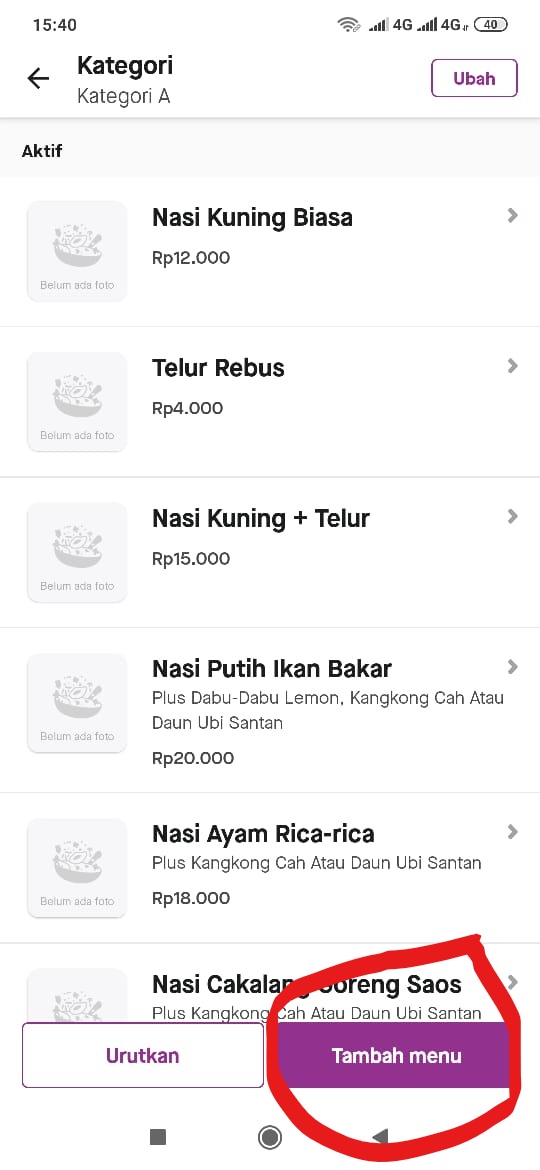 Cara Tambah Menu Melalui GO-BIZ GO-FOOD - Go-bizz.com