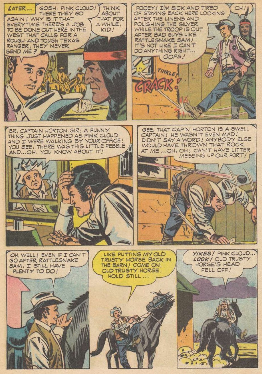 The Comic Book Catacombs: Rango in "The Pride of the Rangers" (Dell; 1967)