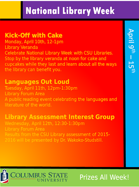 CSU Libraries: National Library Week Activities!