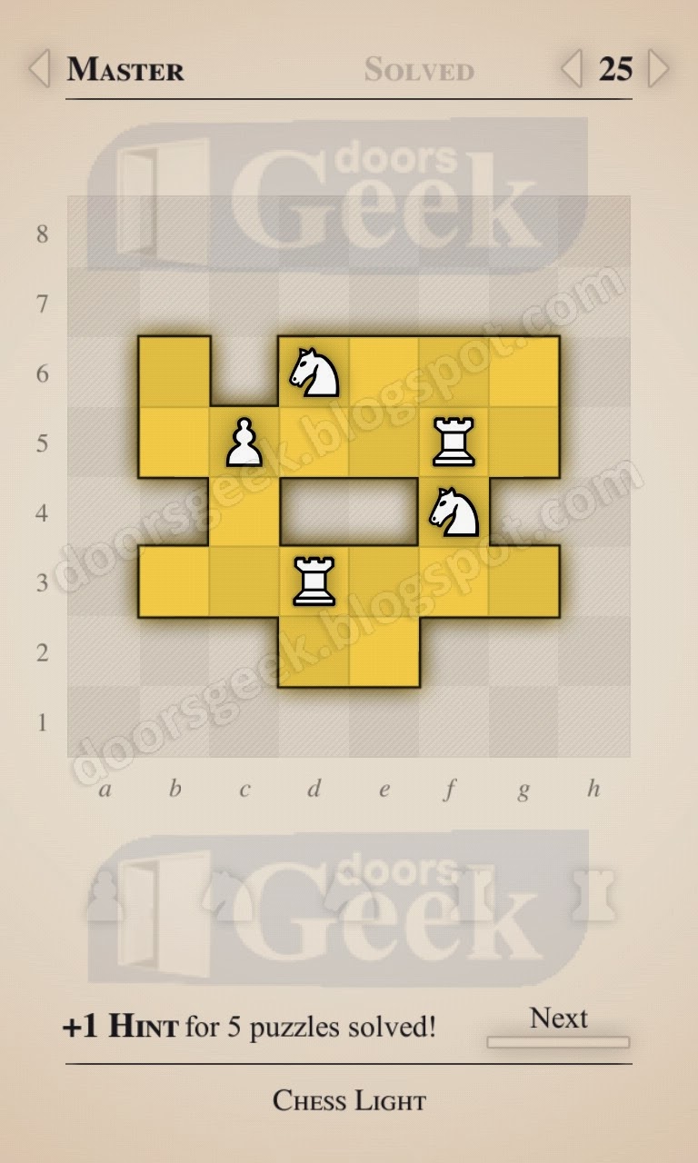 Chess Light [Master] Level 25 ~ Doors Geek