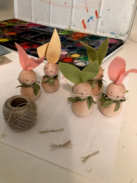 My Easter table and a quick Easter craft - Knitionary