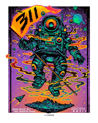 INSIDE THE ROCK POSTER FRAME BLOG: Munk One 311 Glen Falls Posters Release