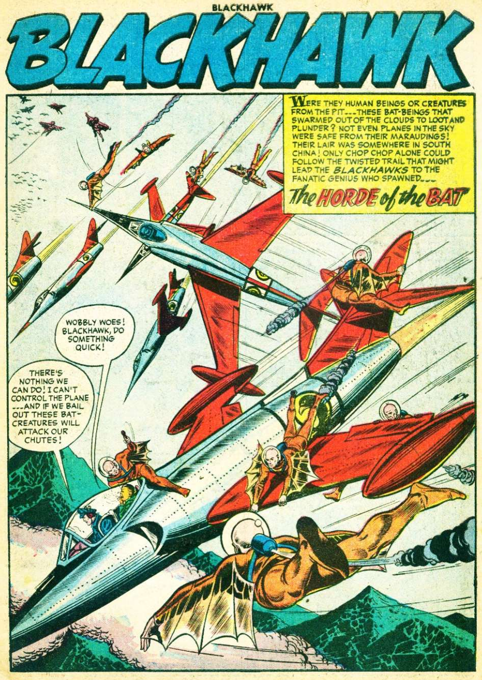 Blackhawk Plane Comics