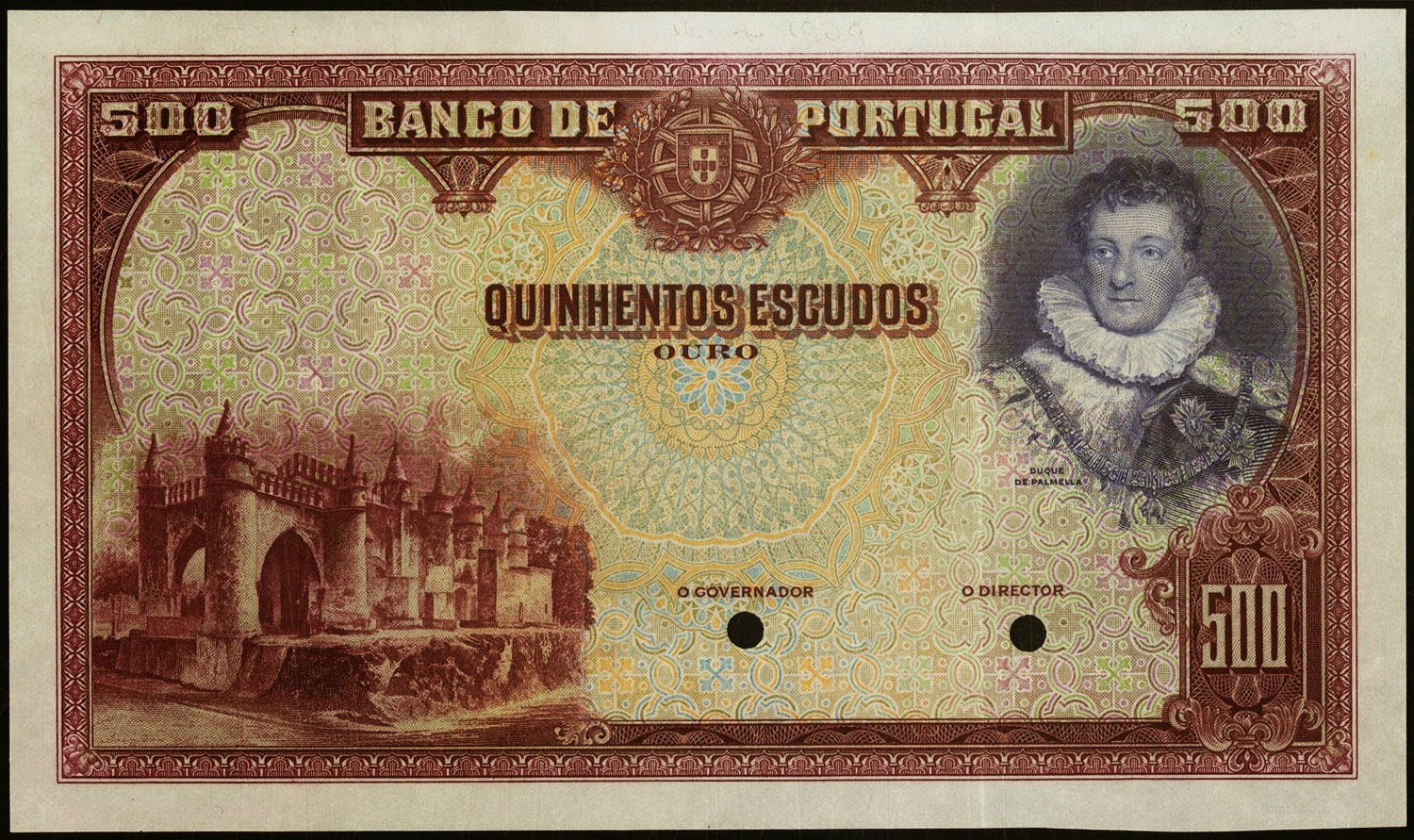 Portugal 500 Escudos banknote 1928|World Banknotes & Coins Pictures ...