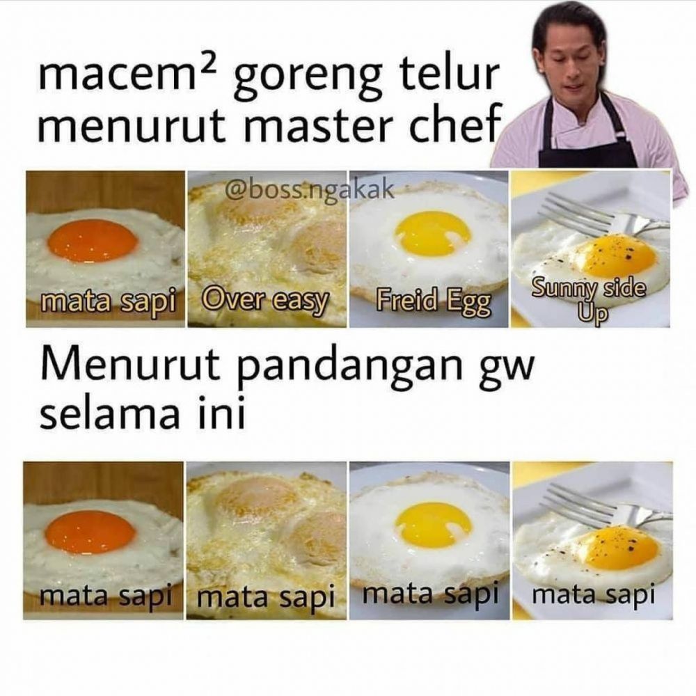 8 Meme beda cara masak chef & orang biasa ini bikin tepuk jidat - percobaan