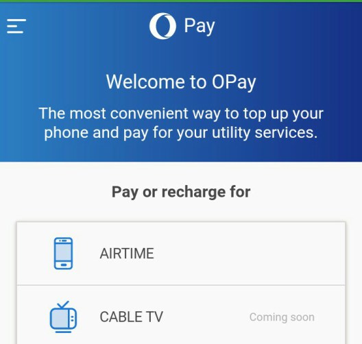 Opera Launches Opay for Airtime Purchase and Bill Payments | Techpaded Blog