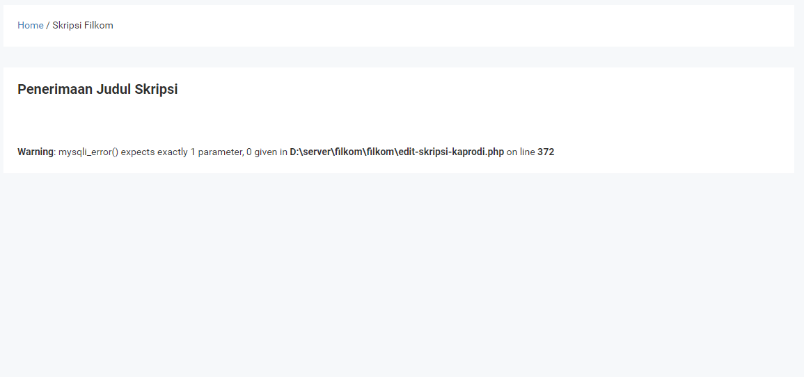Mengatasi Warning Mysqli Error Expects Exactly 1 Parameter Di Php