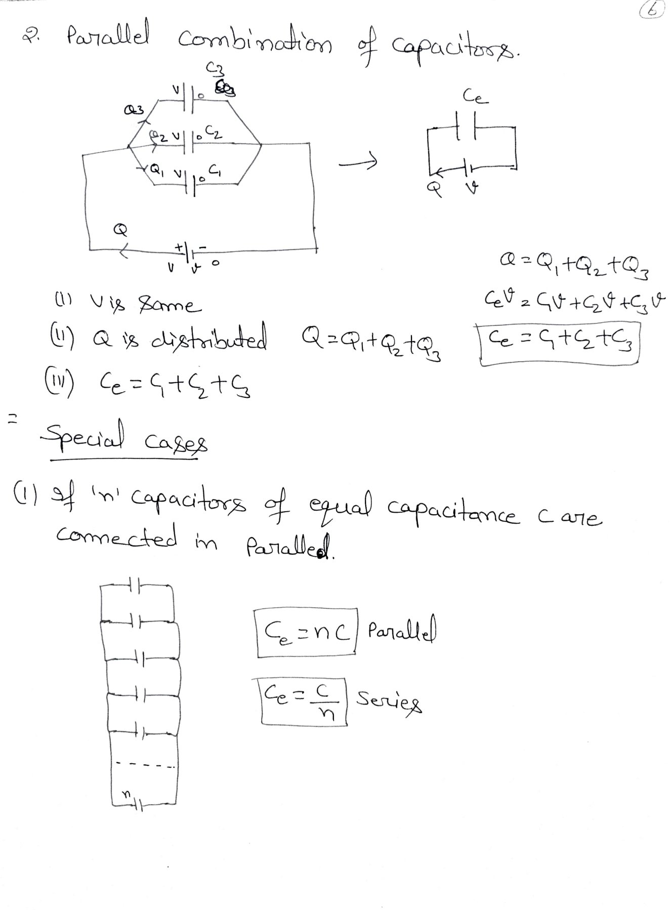 Capacitor notes physics class 12 - Studypur