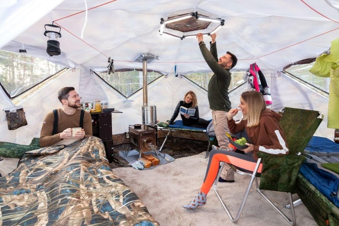 A Wood-Burning Stove in a Tent: A Guide to Safe Hot Tenting