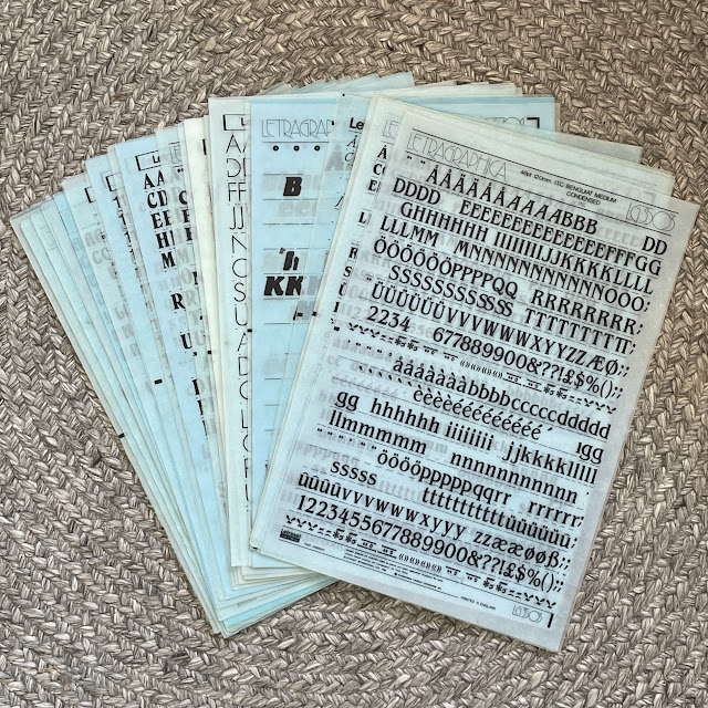 Paper Ponderings: Letraset heaven