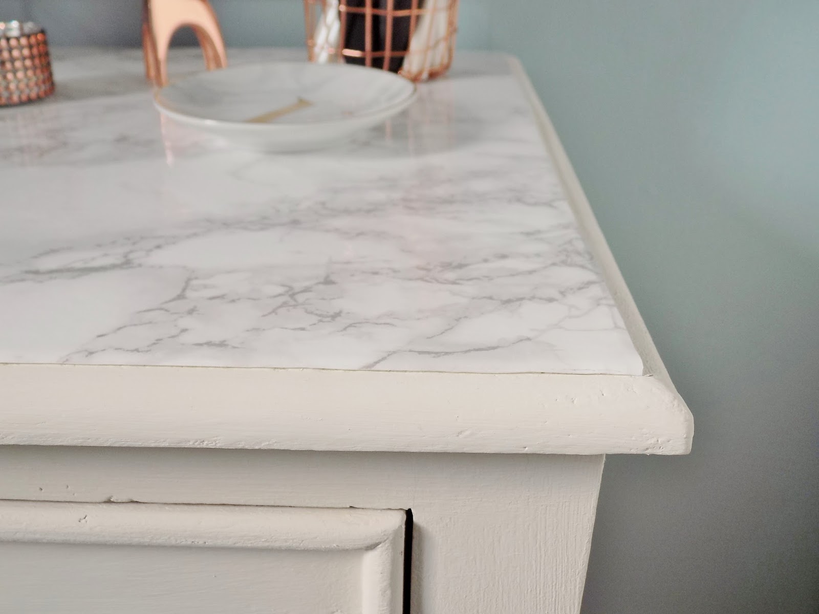 DIY: How to Make a Marble Top Table - Victoria's Vintage Blog | Milton ...
