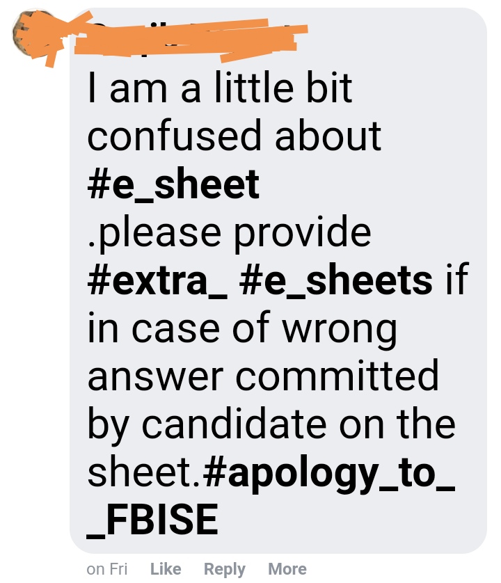 What Is E Sheet & On Screen Marking in FBISE annual exam - fusionstories