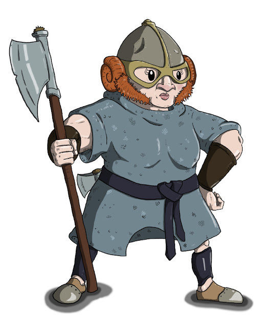 DnD Basic Rules: Golldir, Dwarf Fighter