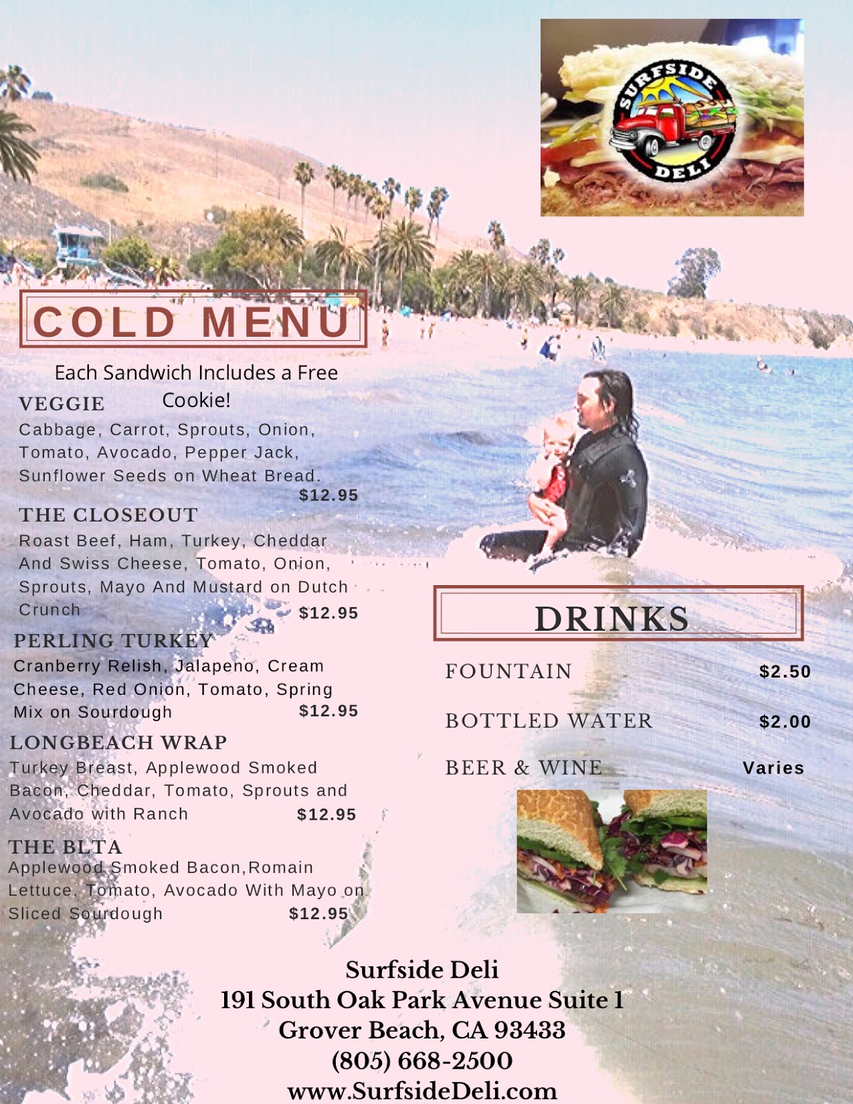 Surf Side Deli : Menu