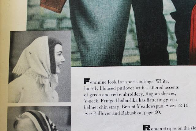 Free Pattern: 1950s Vampy Babushka scarf knitting pattern / Va-Voom ...